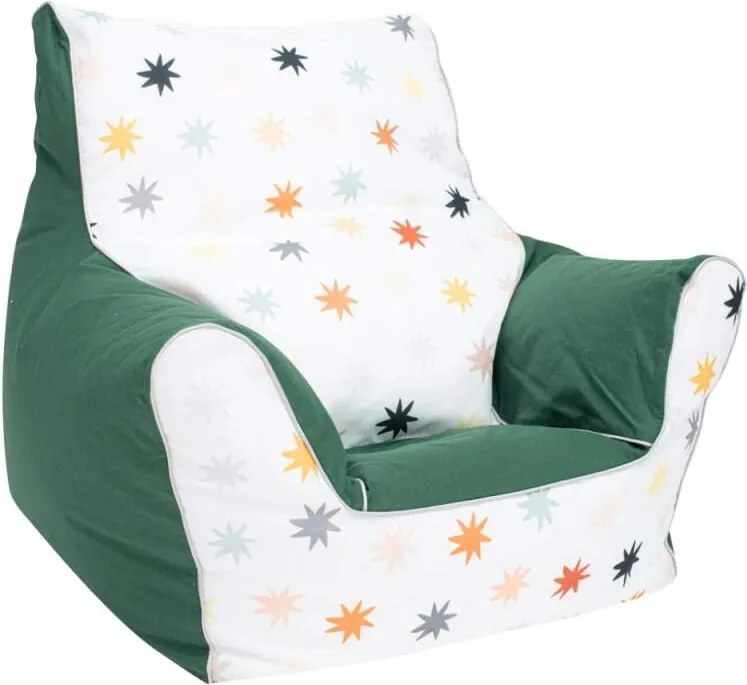 Dětské křeslo plněné kuličkami New Baby zelená