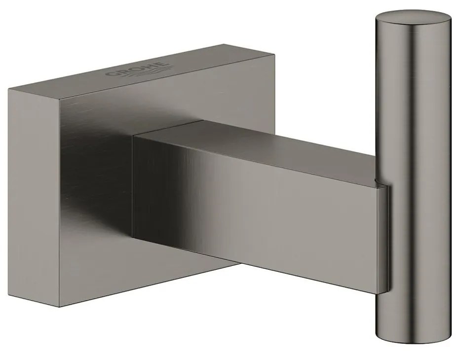 GROHE 40511AL1 - Háček na koupací plášť ESSENTIALS CUBE grafit