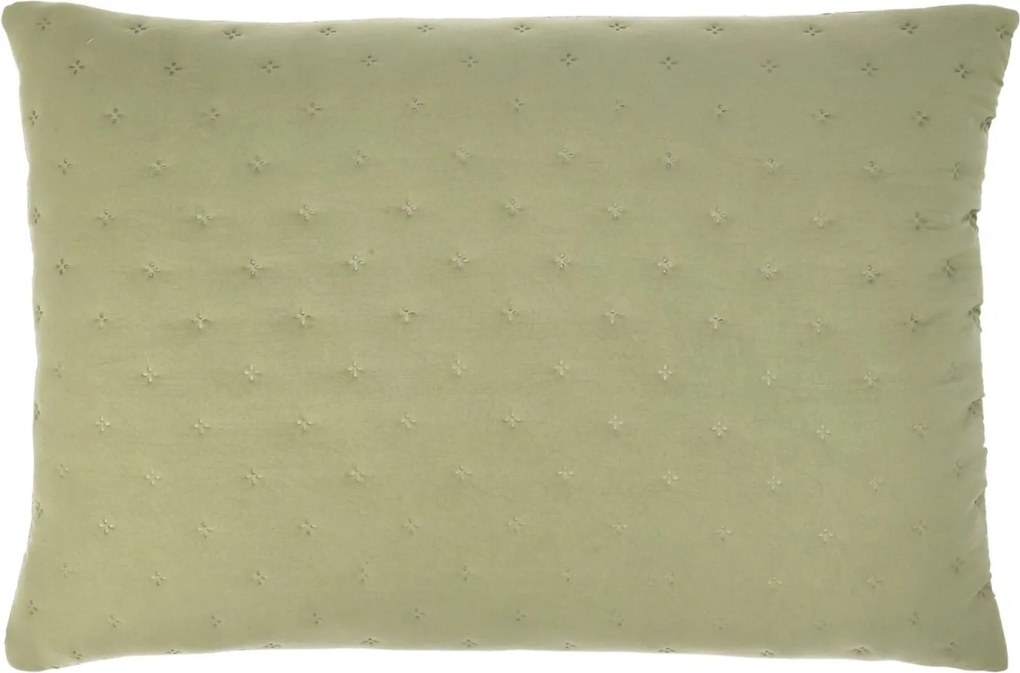Měkký zelený povlak na polštář Aix Soft – 70*50 cm
