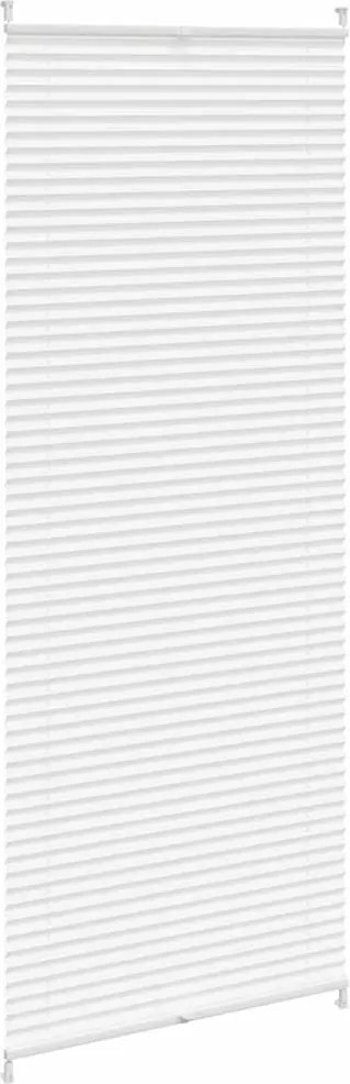 Plisovaná roleta 90 x 200 cm bílá 240608