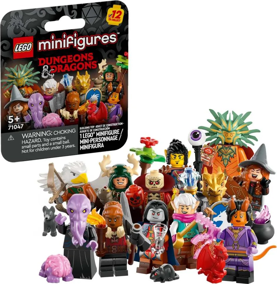 Lego 71047 ucelená kolekce 12 minifigurek série dungeons & dragons
