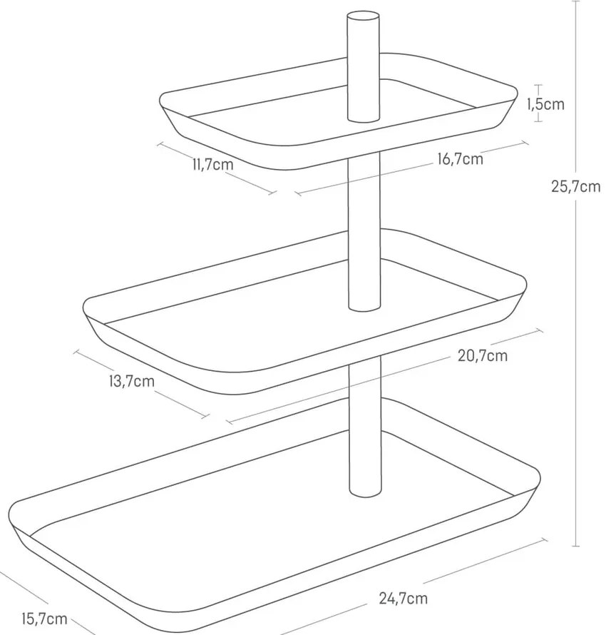 Kovový stojan na šperky Rin – YAMAZAKI