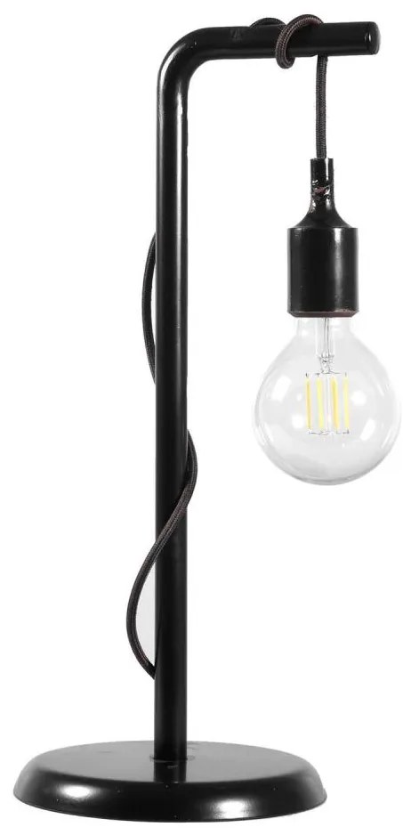ONLI - Stolní lampa WIRE 1xE27/15W/230V 50 cm černá