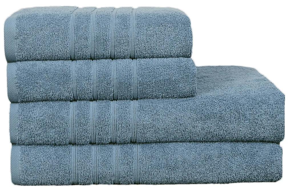 Forbyt froté ručník FINER, wellness, modrý, 50x95cm