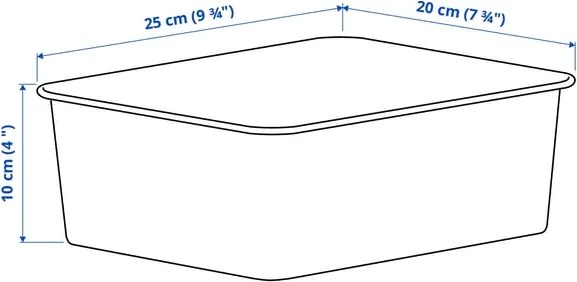 NOJIG Organizér, plast/béžová, 20x25x10 cm