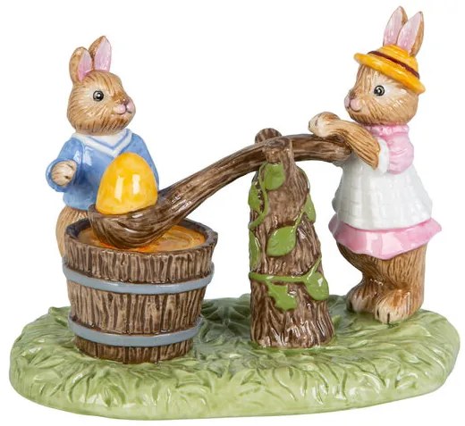 Bunny Tales velikonoční dekorace, zajíčci barví kraslice, Villeroy &amp; Boch