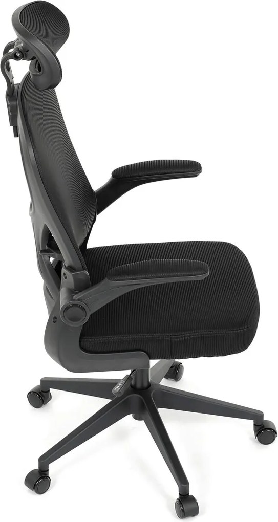 Ergonomická kancelářská židle ALEXANDRE - černá síťovina