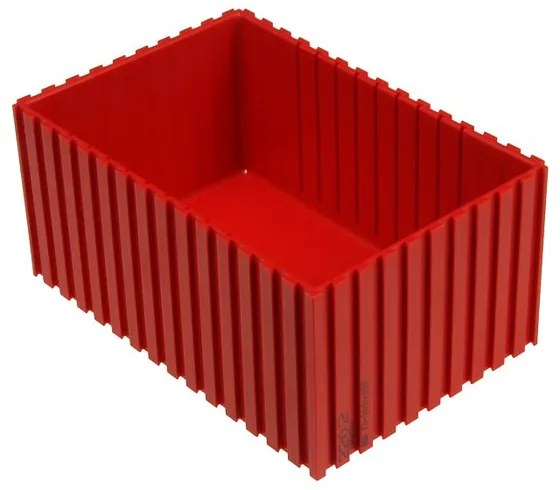 Plastová krabička na nářadí 70-100x150 mm, červená