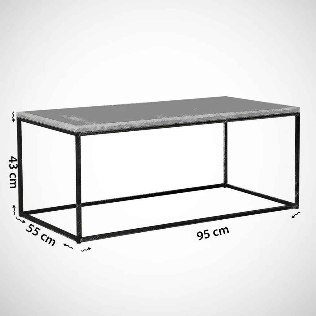 Konferenční stolek Cosco White