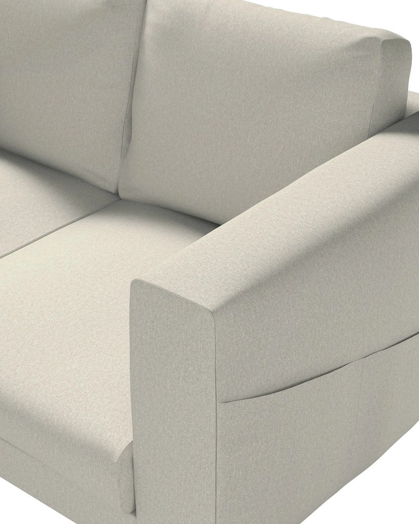 Potah na pohovku IKEA Norsborg 2-místná barva béžová látka pletený vzor