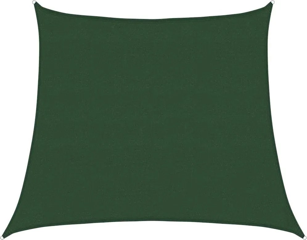 Plachta proti slunci 160 g/m² tmavě zelená 4/5 x 4 m HDPE 311491