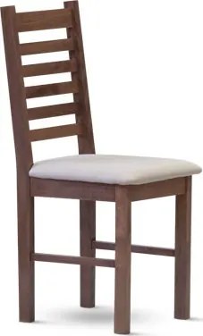 Stima Dřevěná jídelní židle NORA 26 | Odstín: dub lanýž,Sedák: bolton new grigio 2