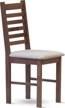 Stima Dřevěná jídelní židle NORA 26 | Sedák: geneza soft F60 grigio,Odstín: buk