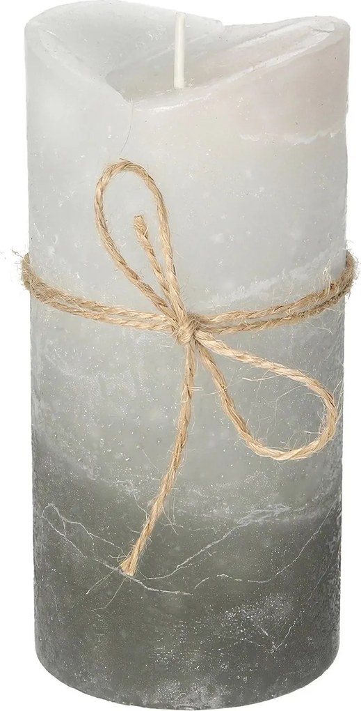 Svíčka  Dorotea 15 cm dark grey cristal