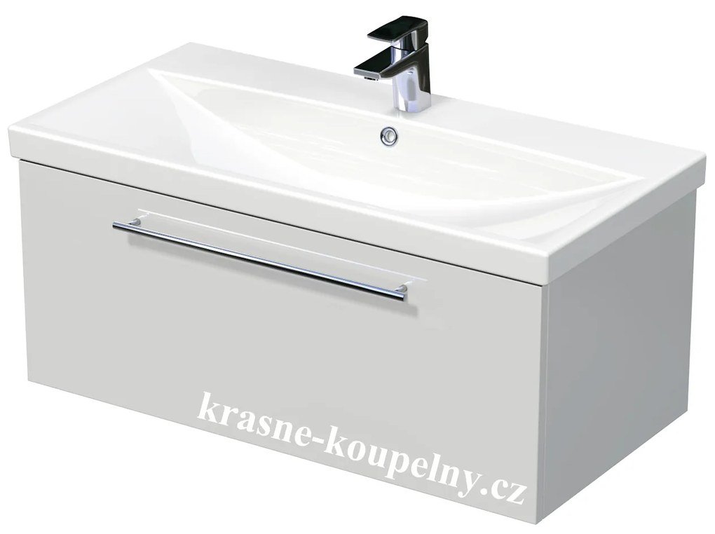 Intedoor skříňka s umyvadlem, 1 zásuvka, Box Elite 90 1Z Varianta: A6766 Aqua Marina MAT