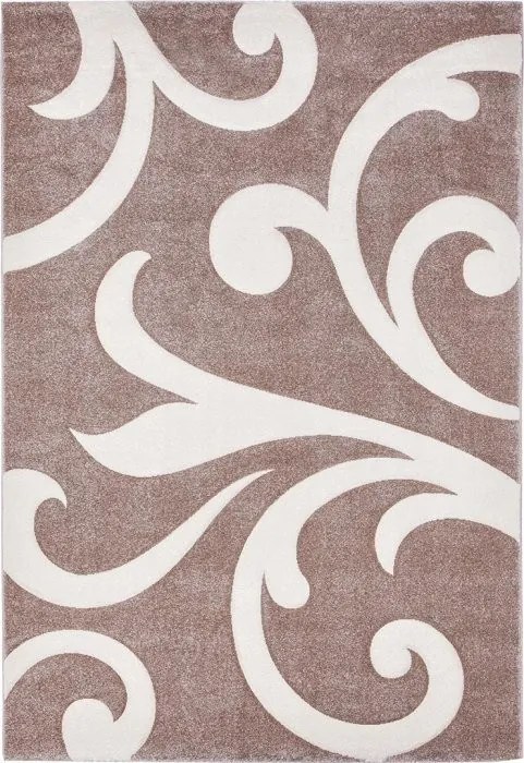 Vopi | Kusový koberec Flower 761/70 - 160 x 230 cm, béžový