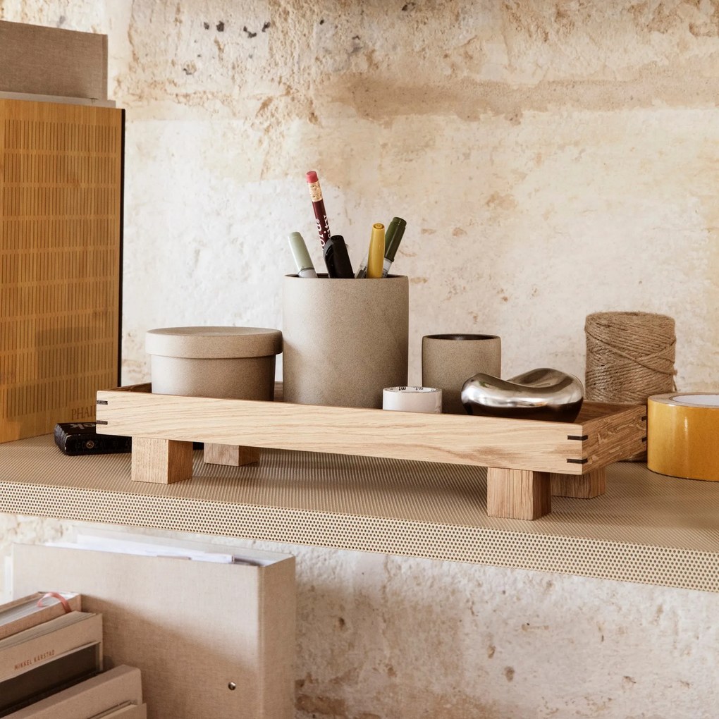 FERM LIVING Dřevěný podnos Bon X Small, Oak