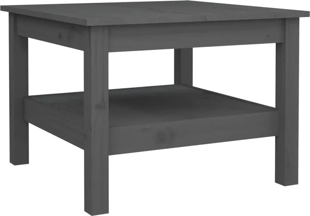 vidaXL Konferenční stolek 55 x 55 x 40 cm masivní borové dřevo [814271] Barva: Přírodní