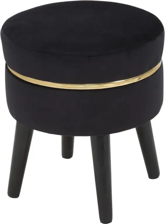 Taburet PARIS 35 cm černý