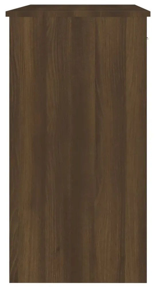 Petromila Psací stůl hnědý dub 80 x 40 x 75 cm kompozitní dřevo