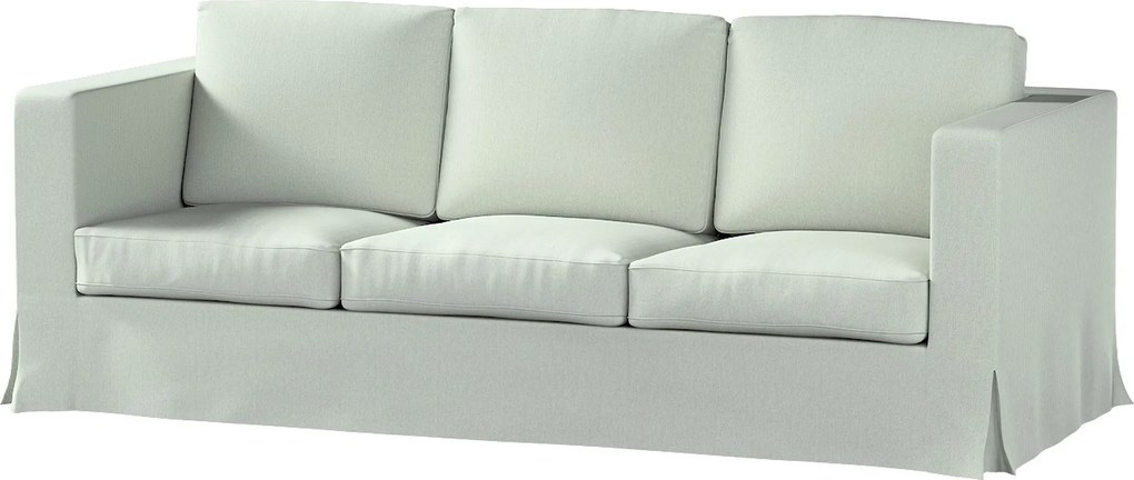 Potah na pohovku IKEA  Karlanda 3-místná nerozkládací, dlouhý barva modrá látka pletený vzor
