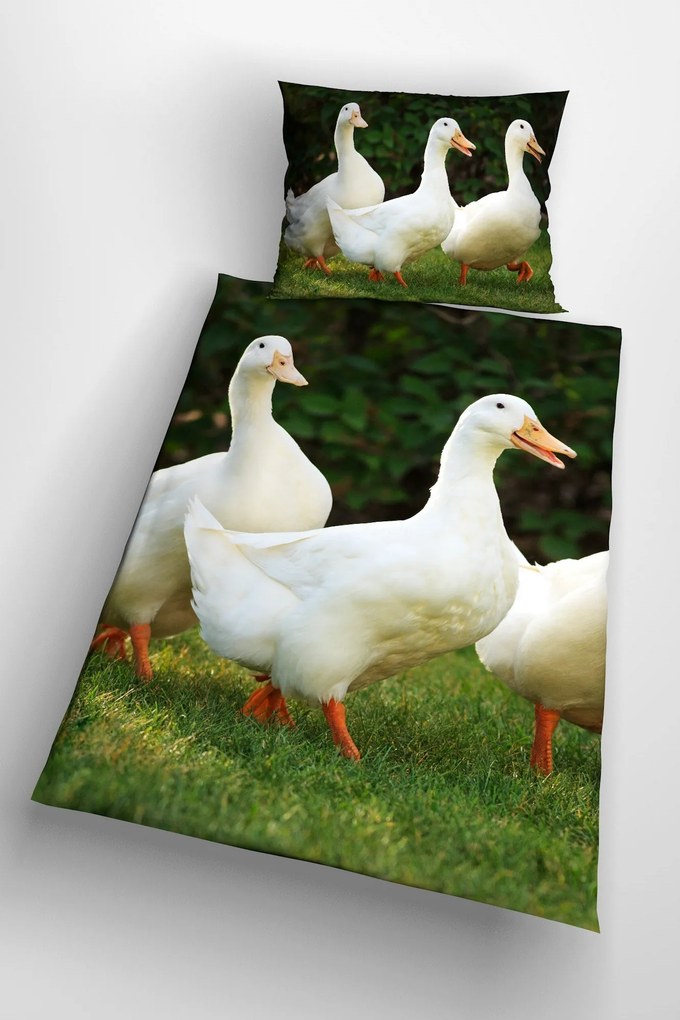 3d povlečení s husou - Goose Goose 140x200 cm