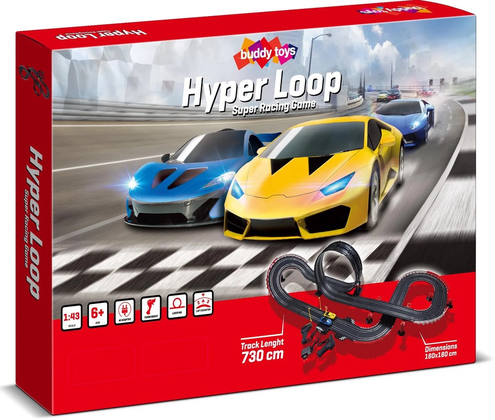 Autodráha buddy toys bst 1731 hyper loop