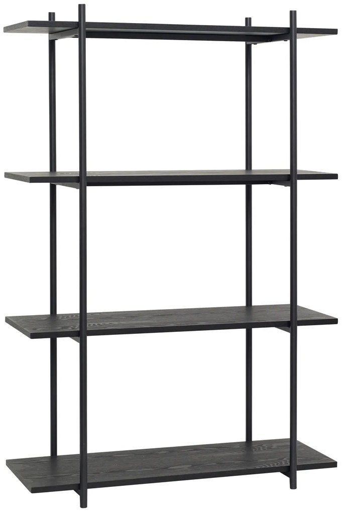 HÜBSCH Regál NORM 150x100 černý 020804F