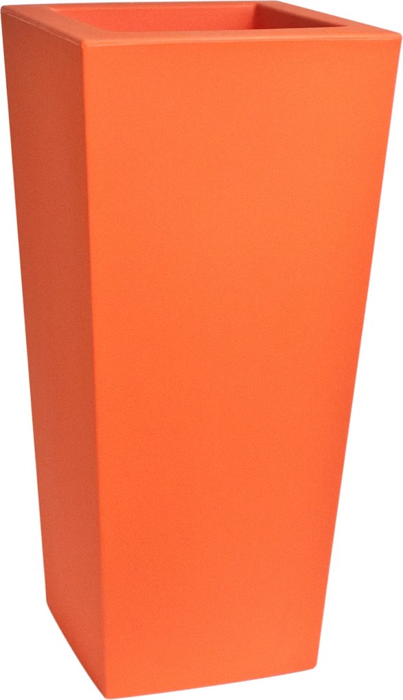 PLUST - Designový květináč KIAM pot, 35 x 35 cm - oranžový