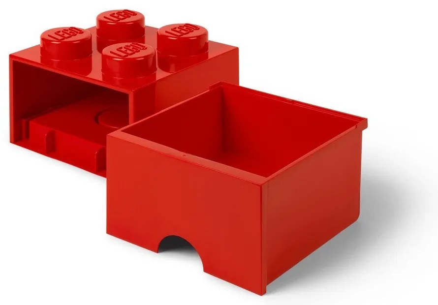 Červený úložný box se šuplíkem LEGO®