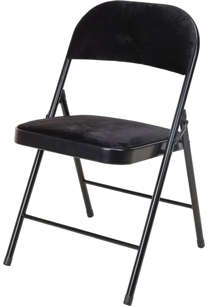 Skládací židle na terasu s měkkým polstrováním, 78x40 cm