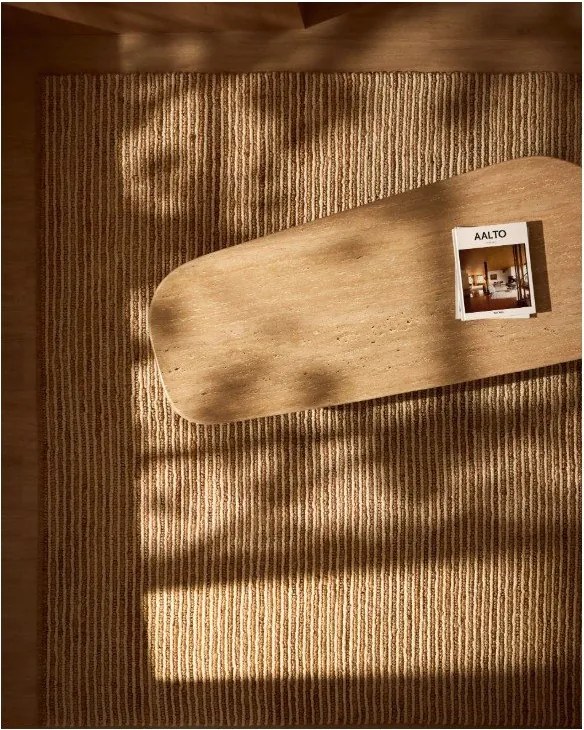 Ručně tkaný jutový koberec v přírodní barvě 200x300 cm Derule – Kave Home