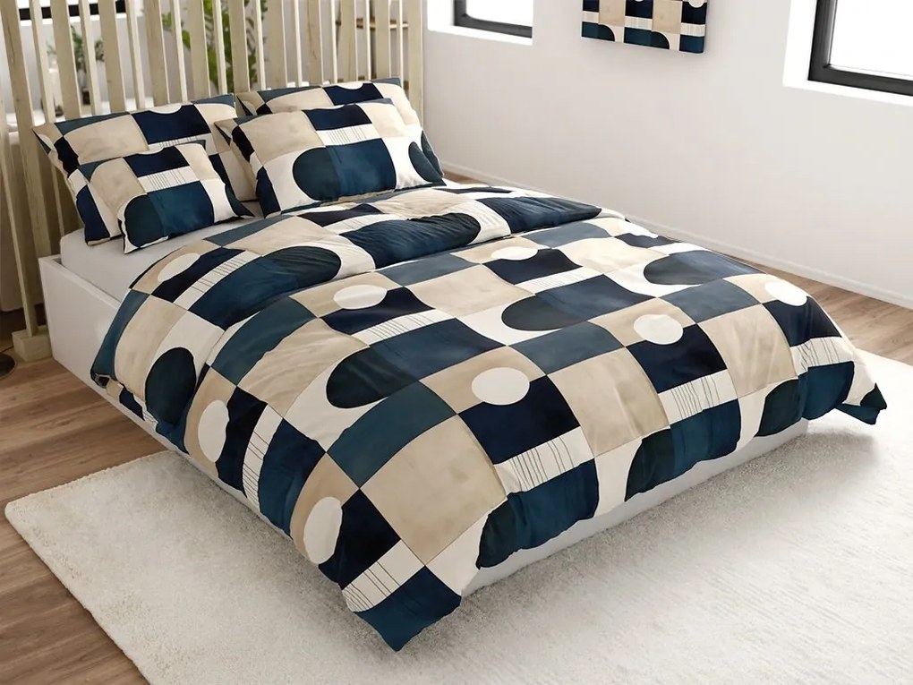 Krepové povlečení SOMVORA POLY barevné Rozměr povlečení: 70 x 90 cm | 140 x 220 cm