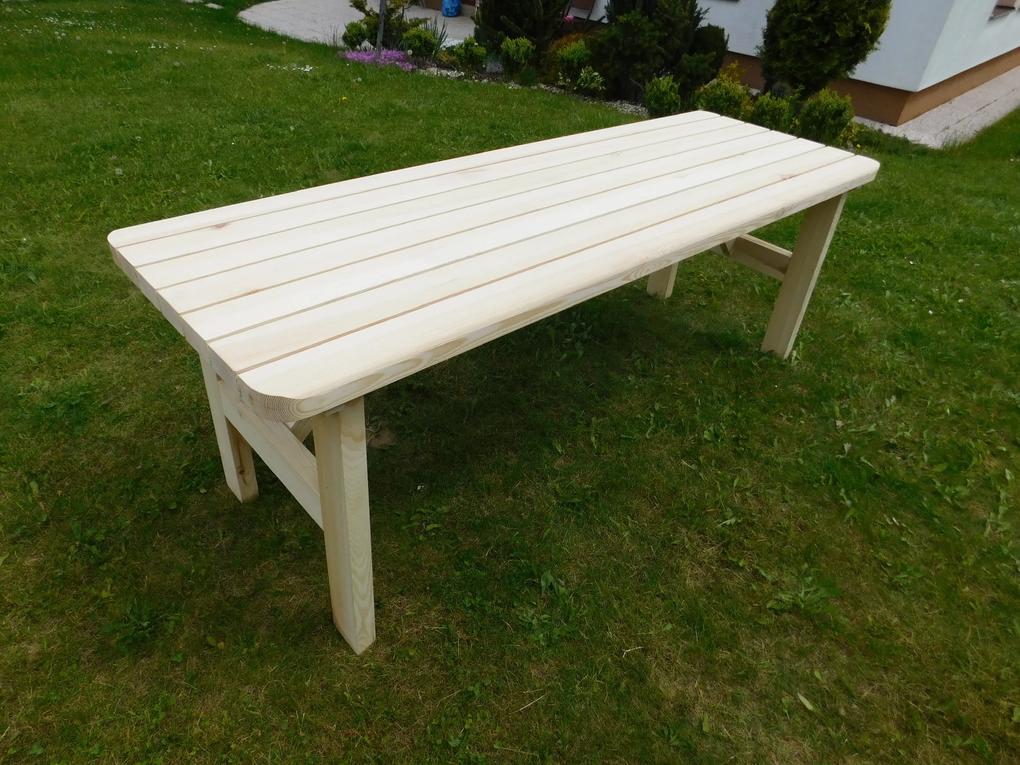 Krajča Zahradní dřevěná sestava Gabriela (3 díly) 150 cm Povrchová úprava: Borovice, Materiál: Borovice