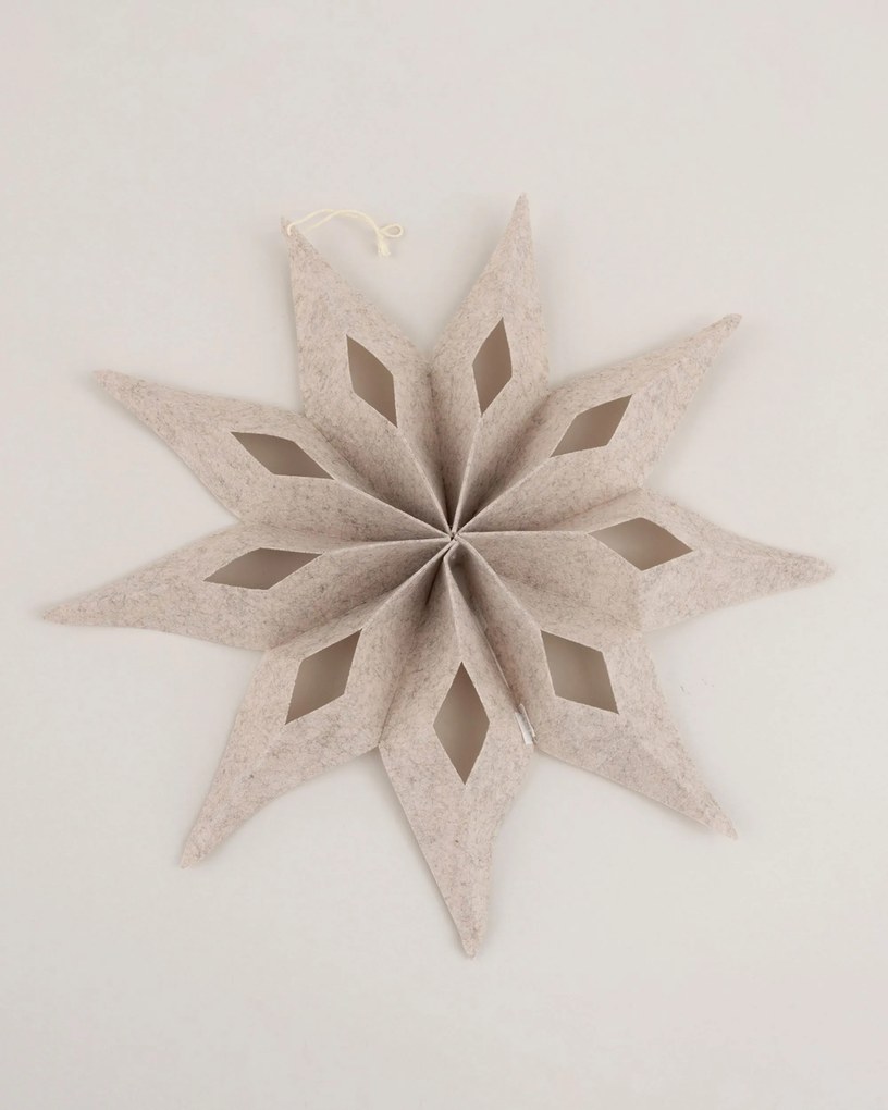 Vánoční ozdoba Nivalis I beige 50 cm