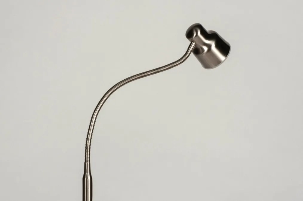 Stojací designová lampa Silver Yalle