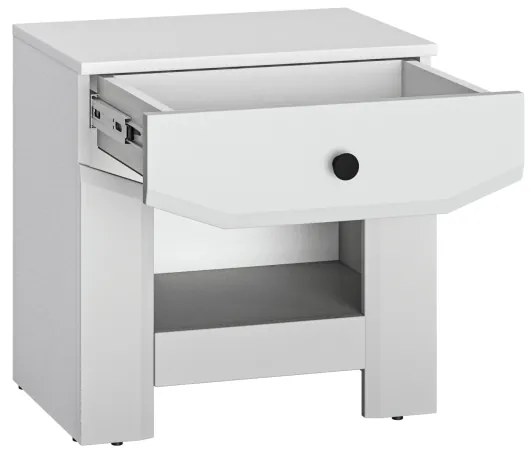 ML FURNITURE Noční stolek - TERNI 11, matná šedá