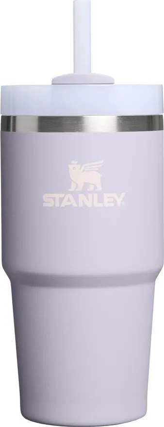 Termoska s brčkem z nerezové oceli v levandulové barvě 600 ml Quencher H2.O FlowState™ Tumbler Purple Dust – Stanley