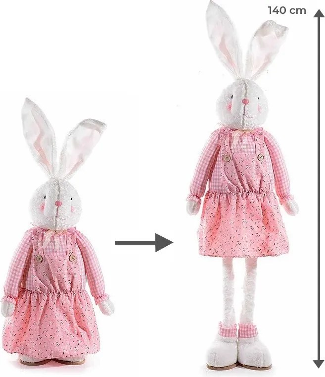 Velikonoční zajíčice s nastavitelnými nohami – 140 cm