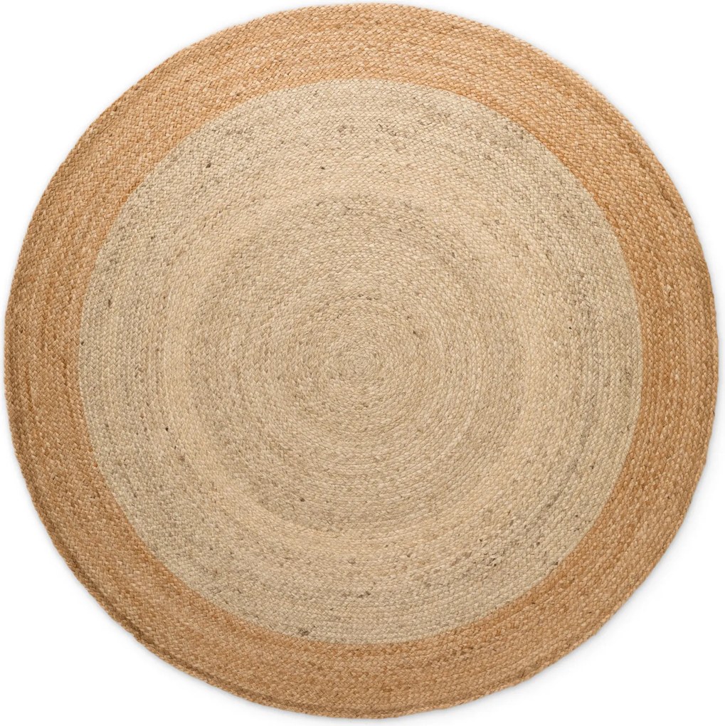 Hanse Home, AKCE: 100x100 (průměr) kruh Kusový koberec Looma 106225 Natur Ivory/Gold kruh, béžová, chodba / předsíň