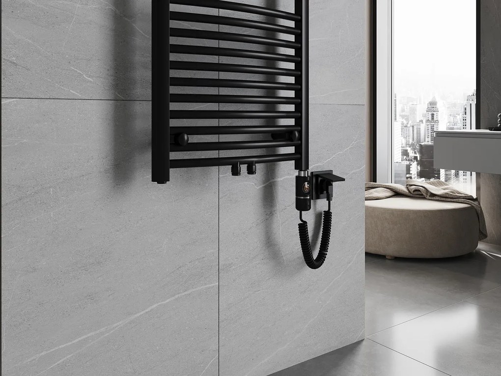 Mexen Ares, elektrické topné těleso 900 x 600 mm, 600 W, černá, W102-0900-600-2600-70