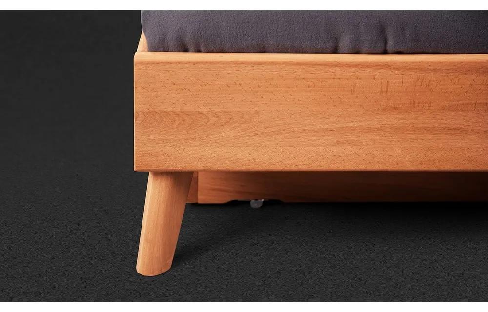 Dvoulůžková postel z bukového dřeva 200x200 cm Greg - The Beds