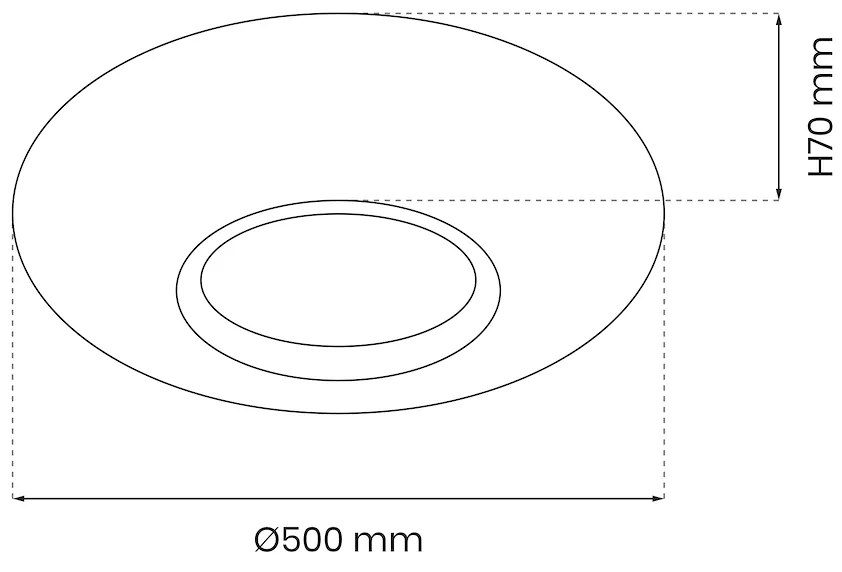 Stropní LED svítidlo Tokyo, 1x LED 48w, 3000-6000k, w/g, s ovladačem