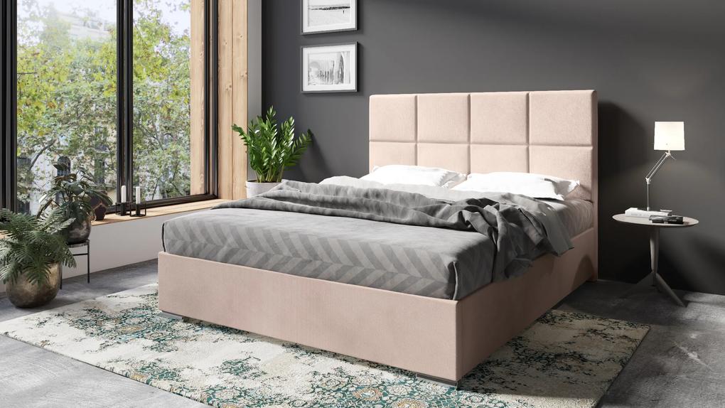 SMAZAT Čalouněná postel Pure 160x200 cm
