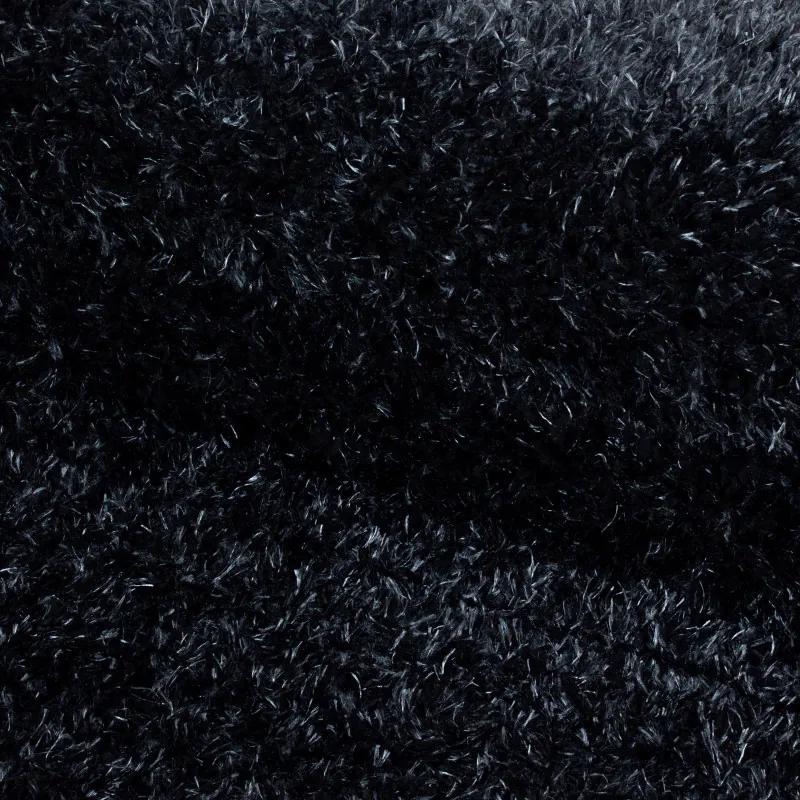 Ayyildiz koberce Kusový koberec Brilliant Shaggy 4200 Black - 140x200 cm