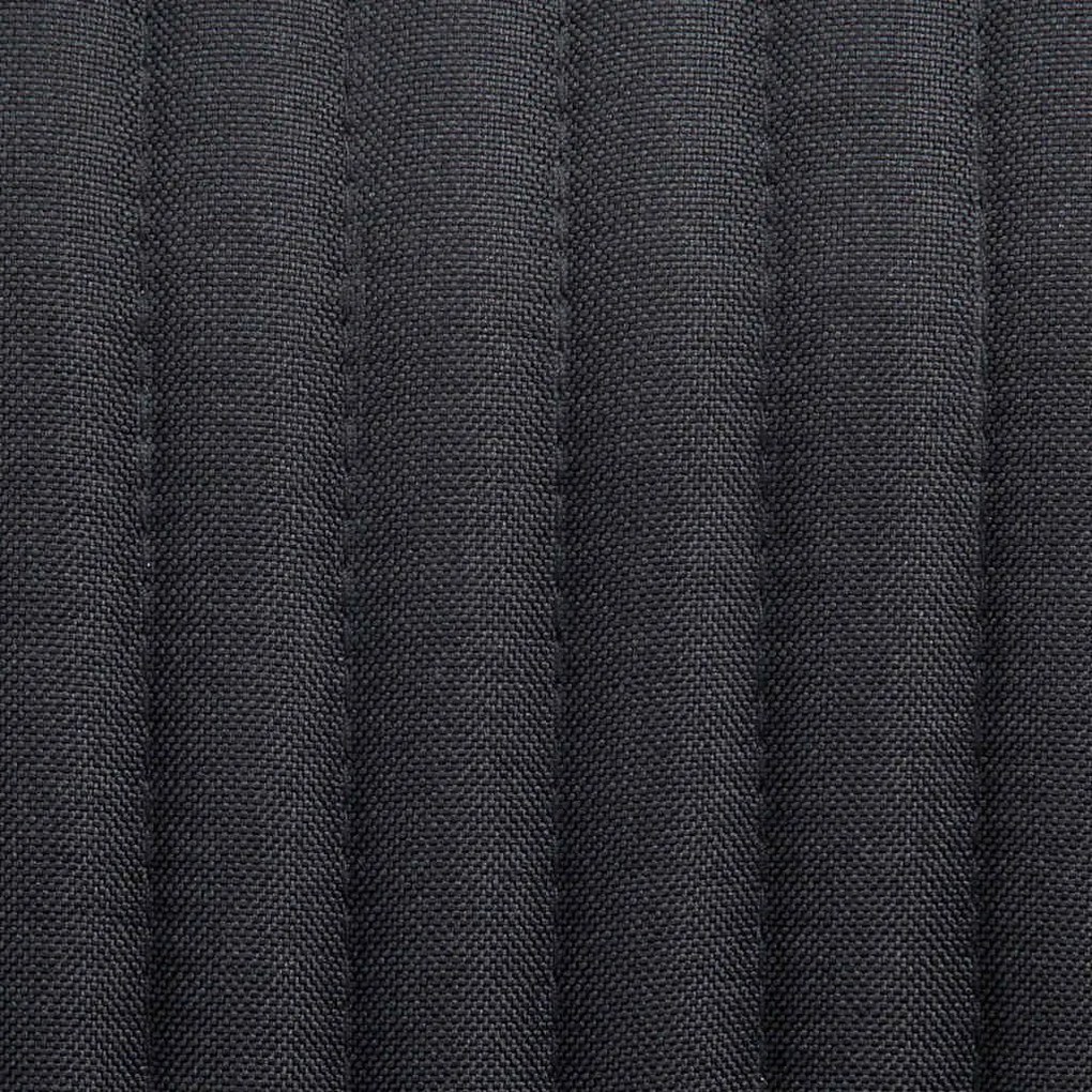 Jídelní židle 4 ks černé textil 277106