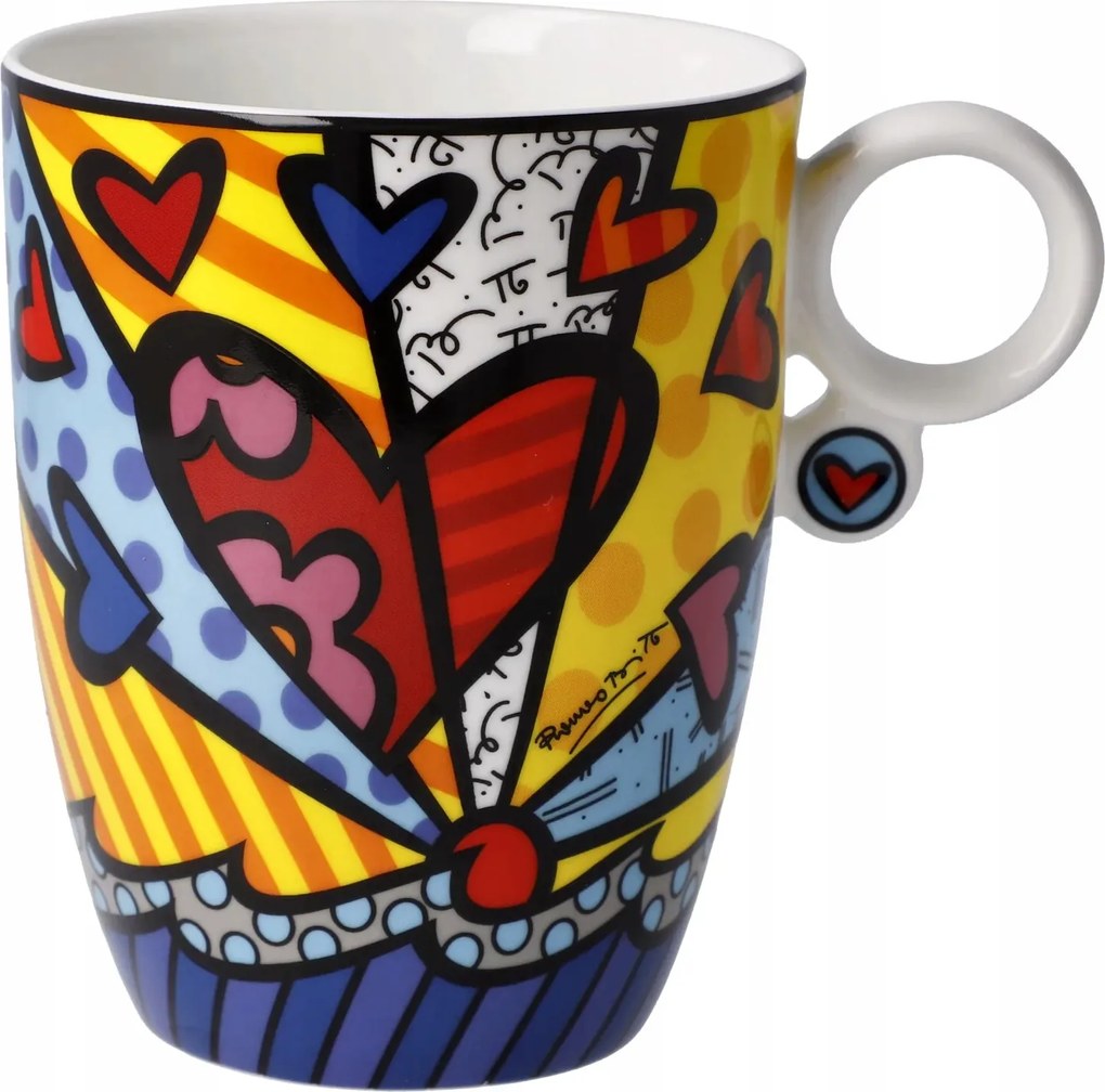 Goebel Romero Britto New Day Hrnek na Valentýna