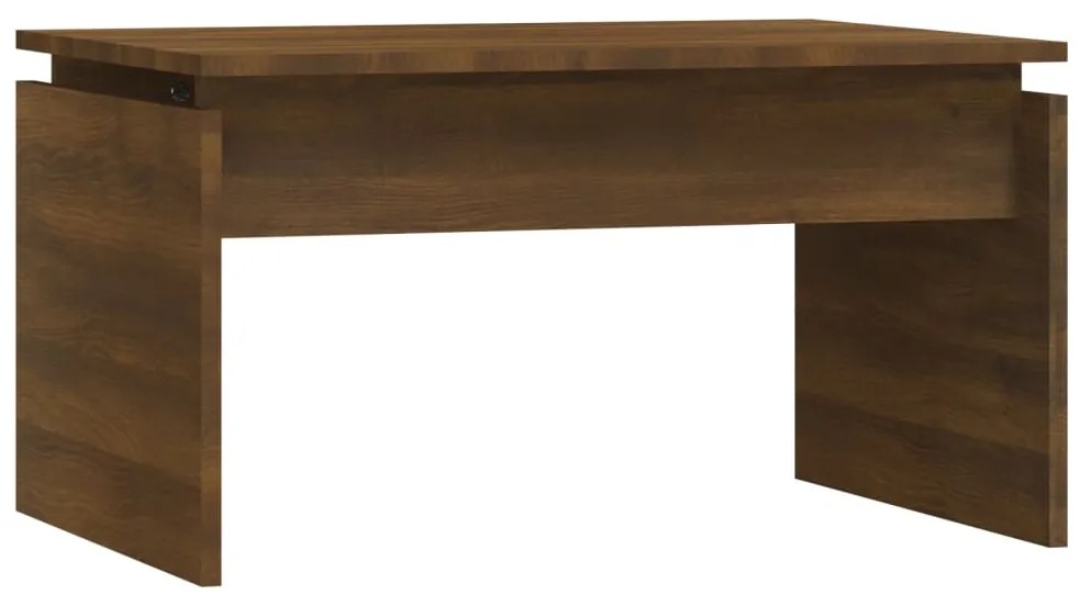 Konferenční stolek hnědý dub 68 x 50 x 38 cm kompozitní dřevo - Default Title