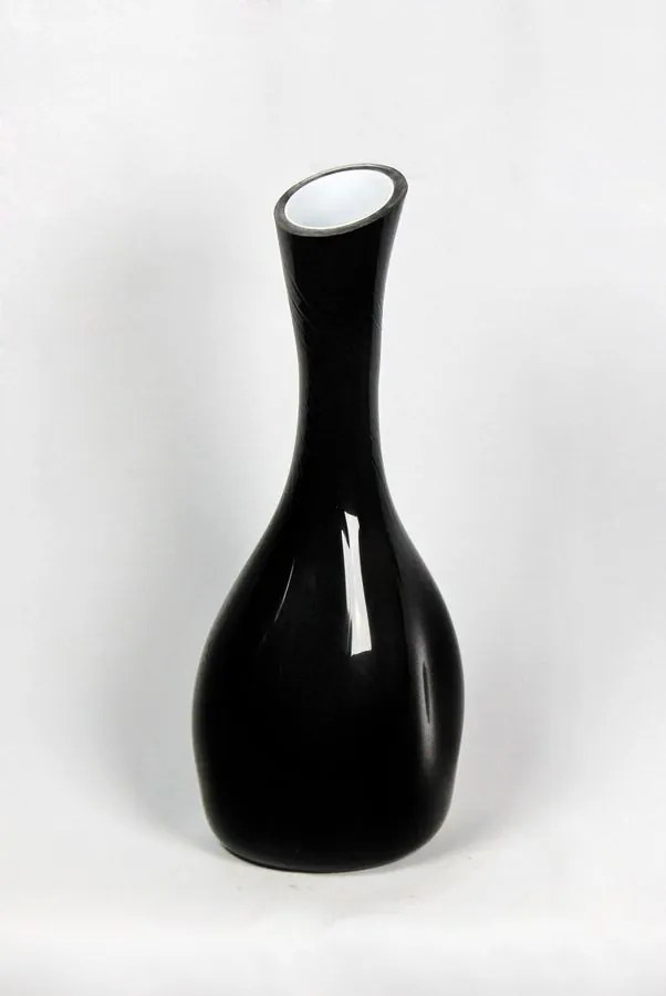 Váza designová Kužel atyp černá 50 cm