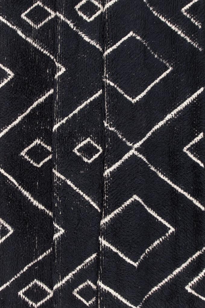 Obdélníkový koberec David, černý, 350x250